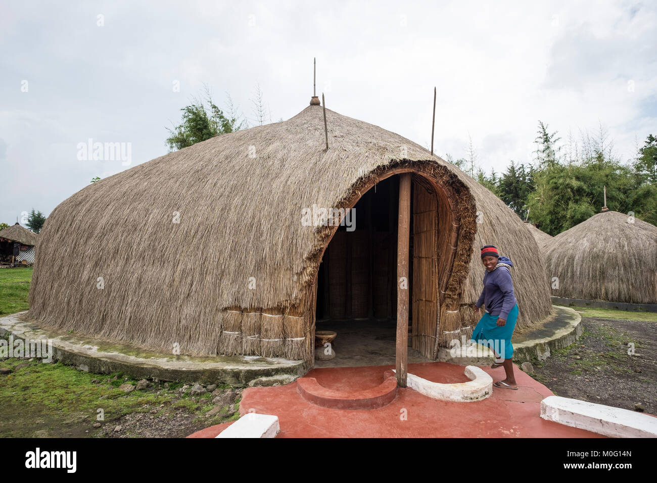 Rwanda, Ruhengeri, Musanze, Iby'Iwacu Cultural village, traditional ...