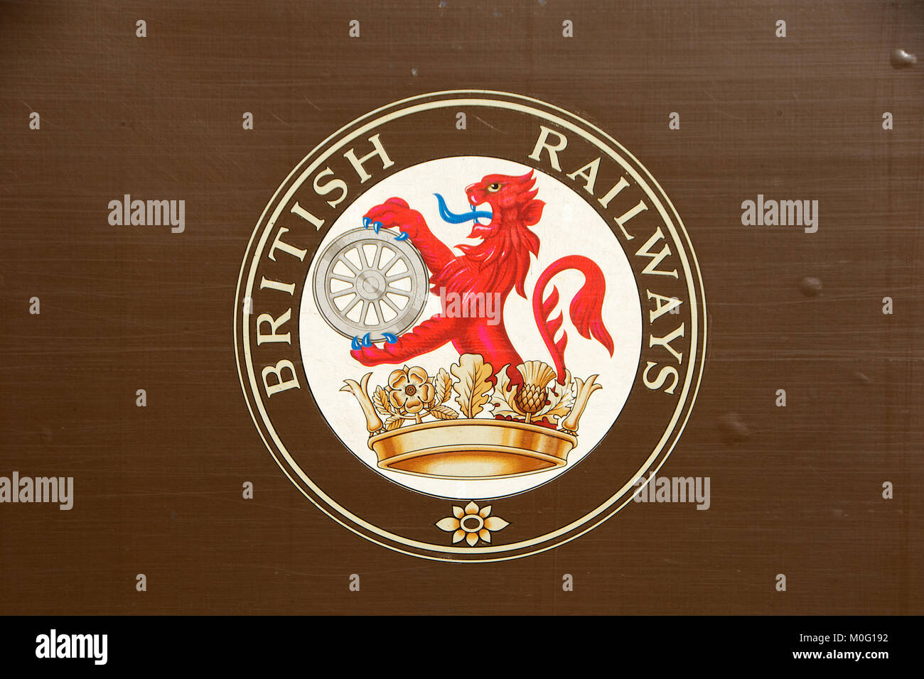 Old british railways emblem hi-res stock photography and images - Alamy