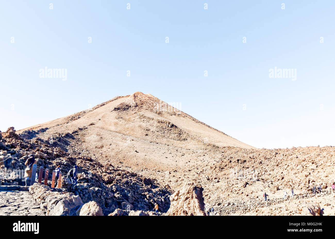 View of summit of Mt Teide, Tenerife, Spain Stock Photo - Alamy