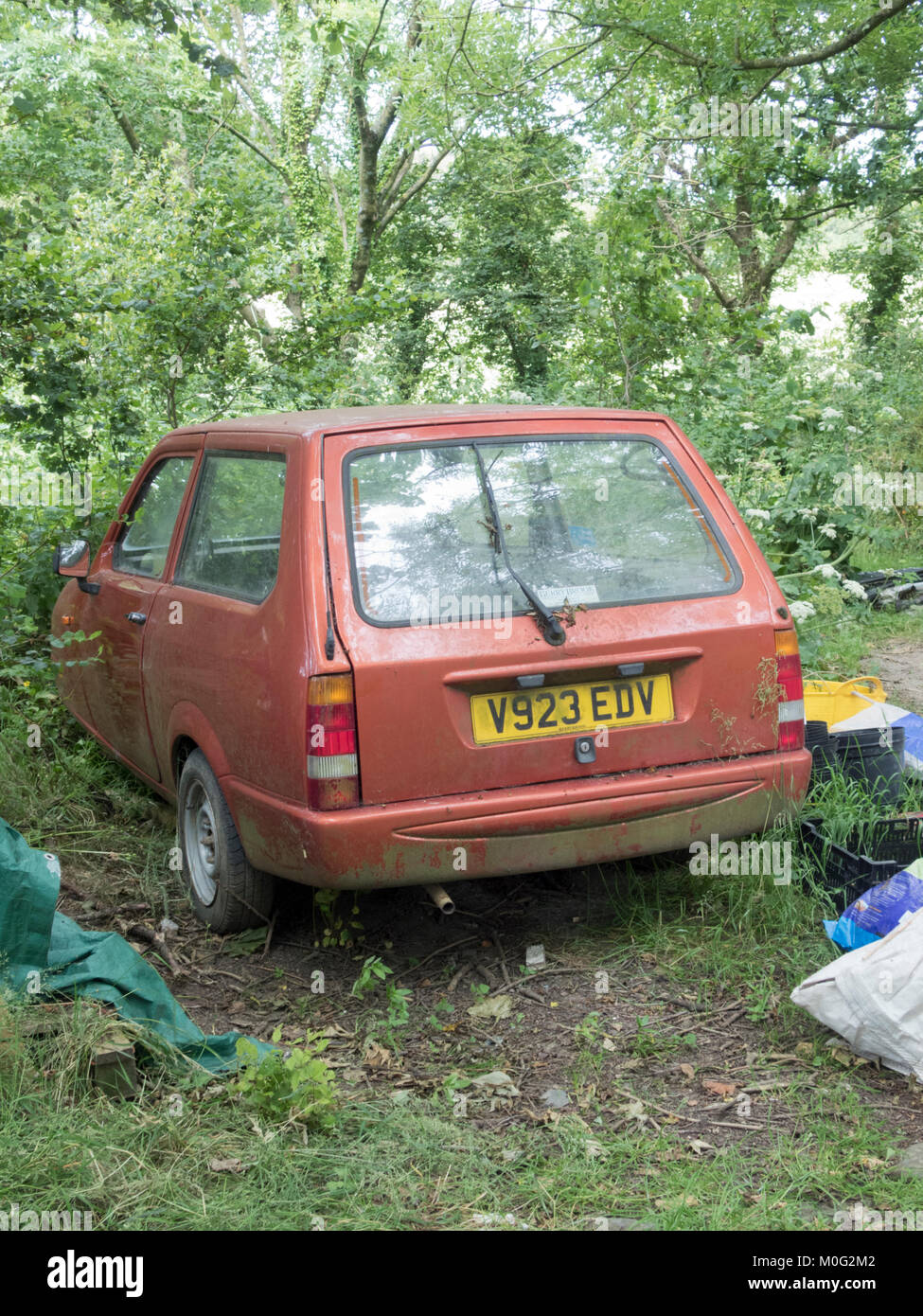 Reliant Robin MK 3 Three Wheeler Car, UK Stock Photo - Alamy