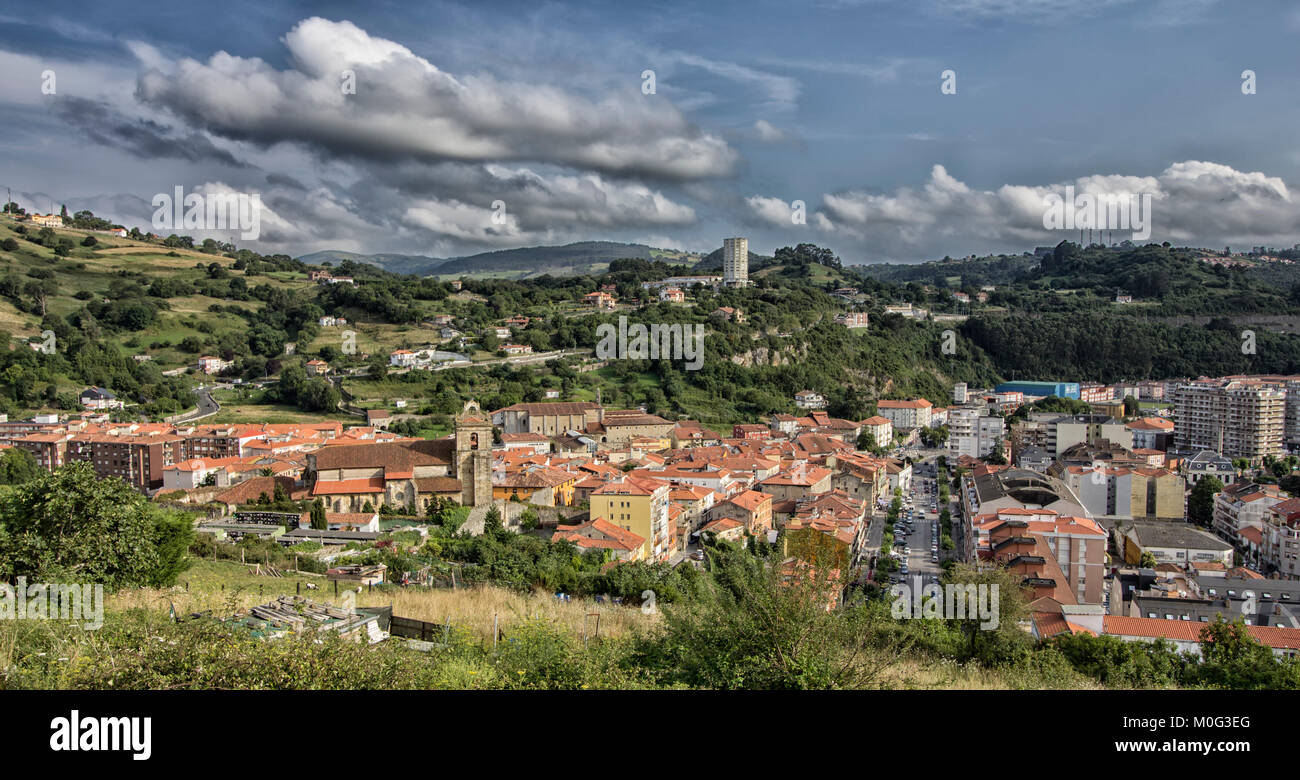 panoramic view of laredo Stock Photo - Alamy