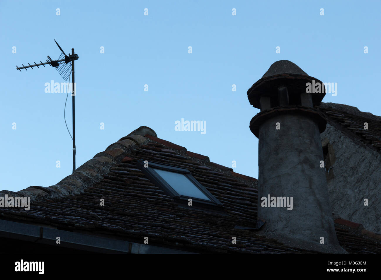 Rooftop and exterior of an ancient building hi-res stock photography ...