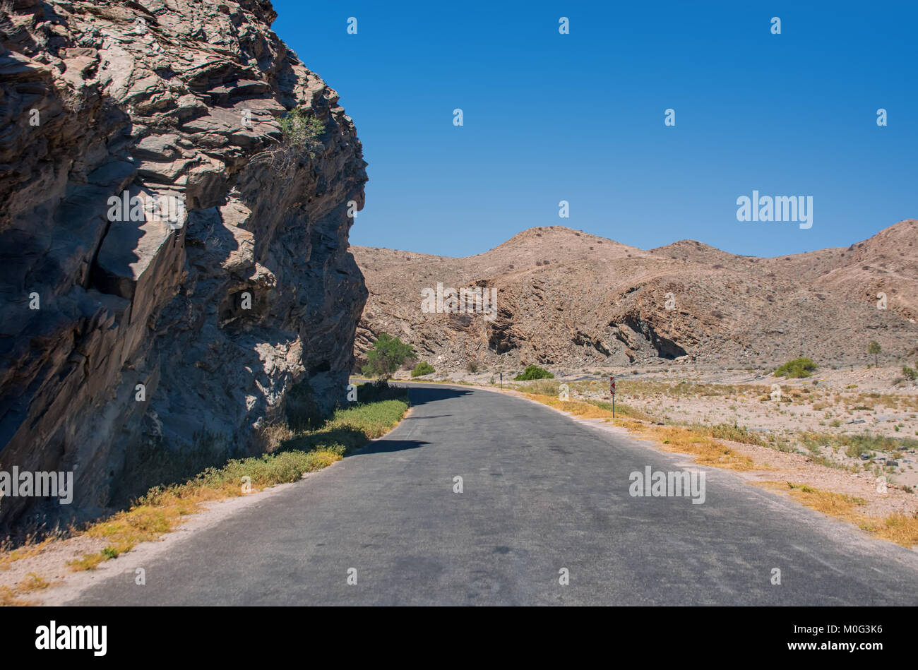 A desert mountain pass landscape in Namibia Stock Photo - Alamy