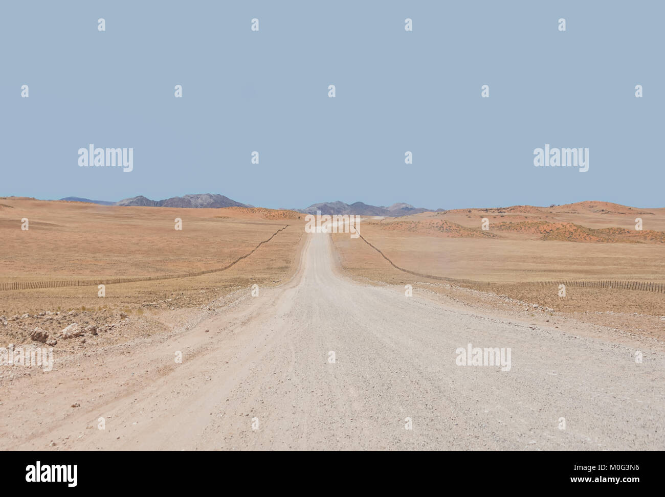 A wide open desert landscape in Namibia Stock Photo - Alamy