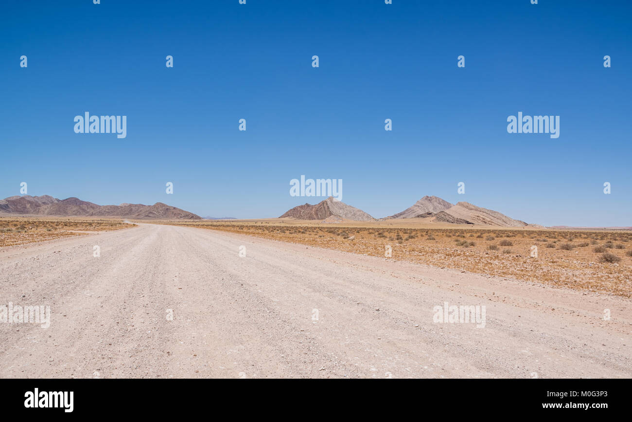 A wide open desert landscape in Namibia Stock Photo - Alamy