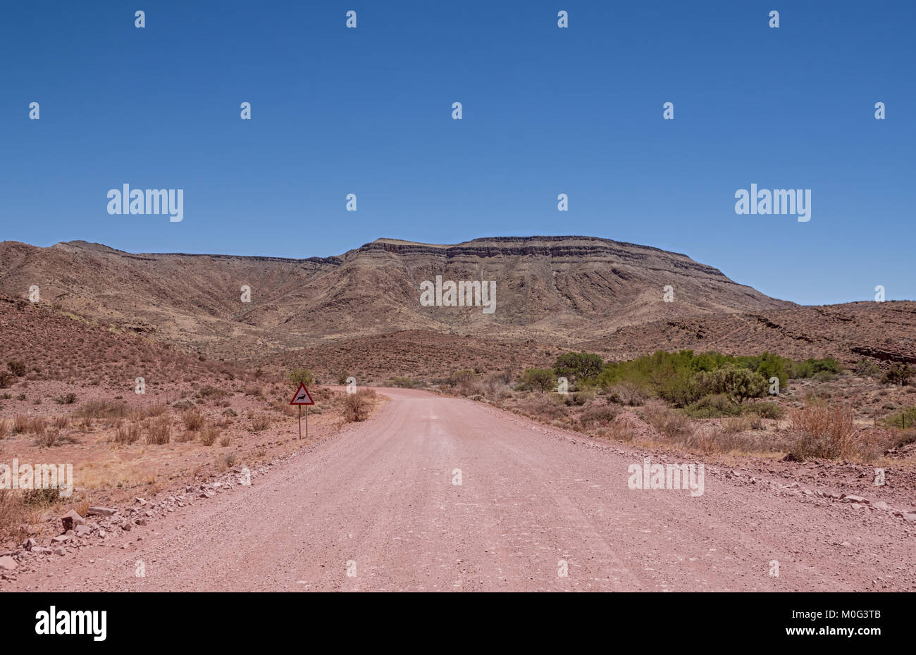 A wide open desert landscape in Namibia Stock Photo - Alamy