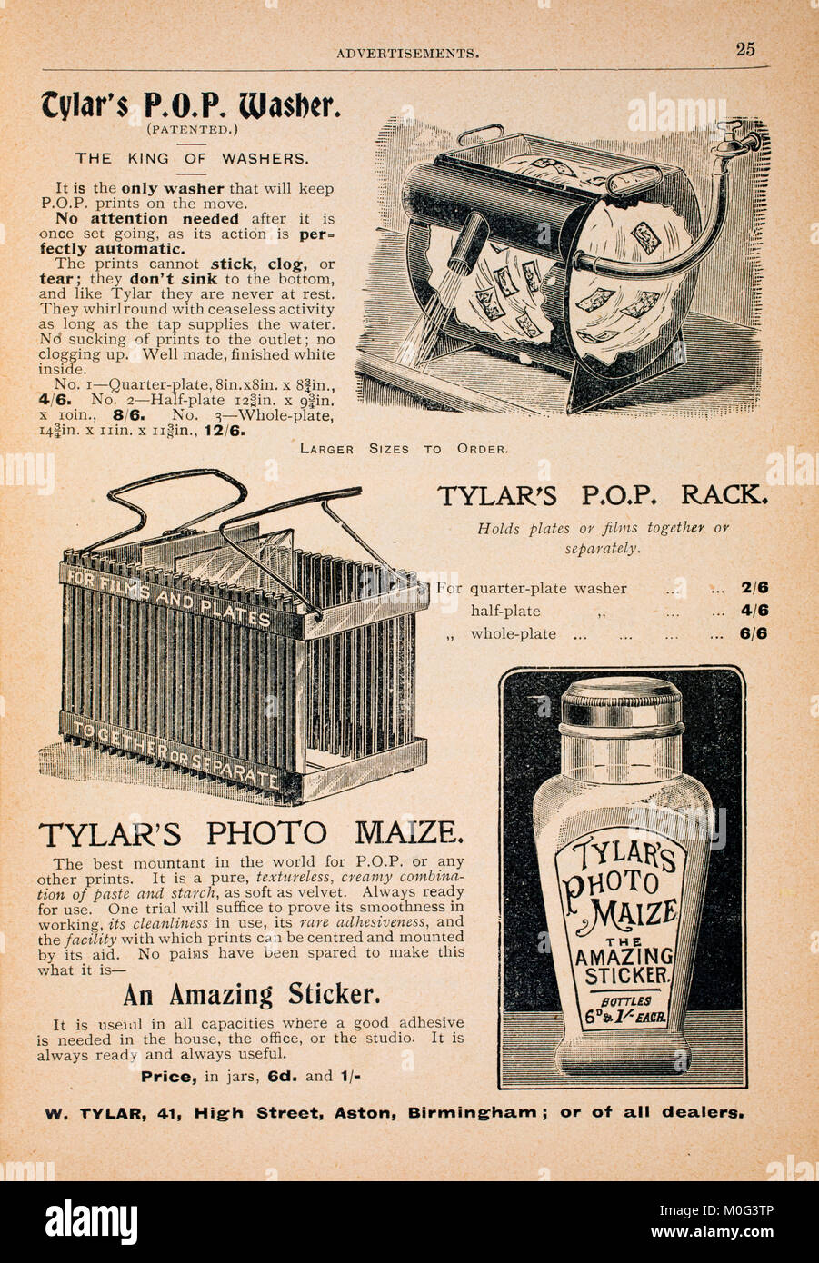 Advertisement for glue hi-res stock photography and images - Alamy