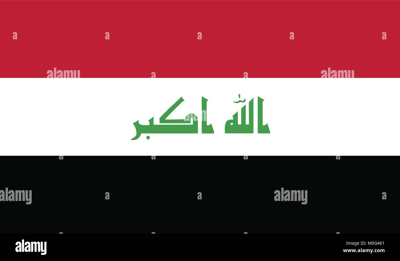 Iraq national flag Stock Vector Image & Art - Alamy