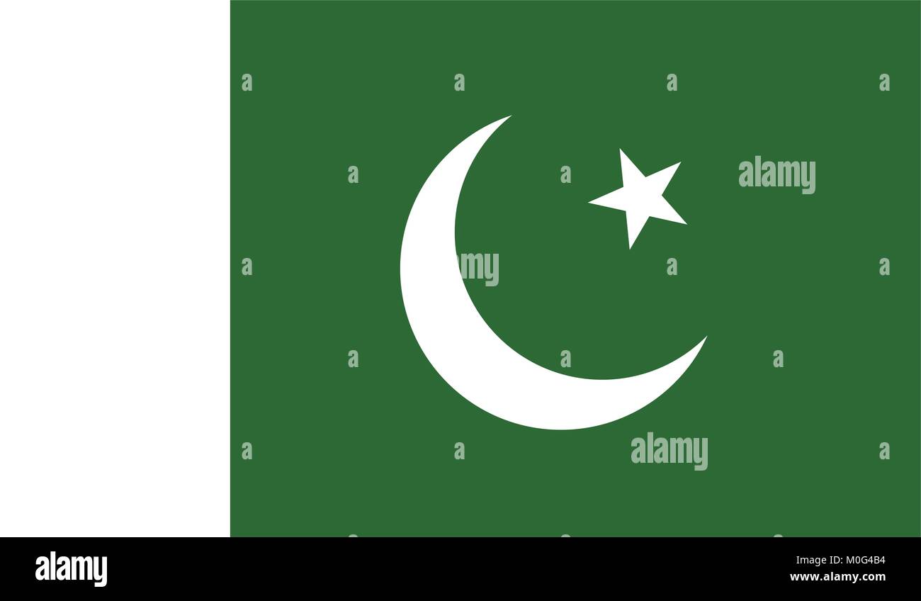 Pakistan national flag Stock Vector Image & Art - Alamy