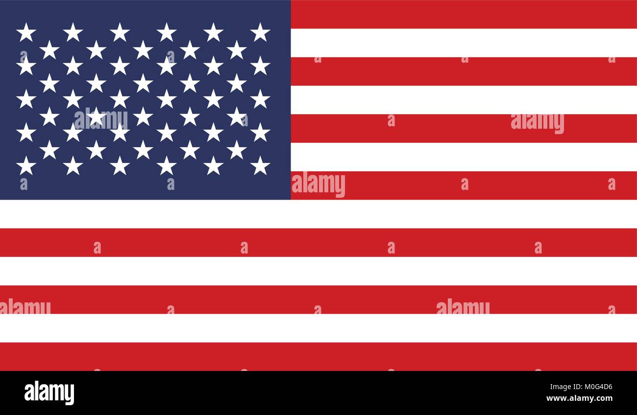 United States of America national flag Stock Vector Image & Art - Alamy