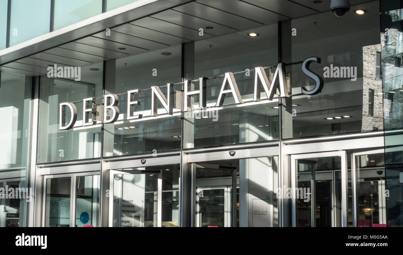Debenhams department store in Bury, Lancashire Stock Photo - Alamy