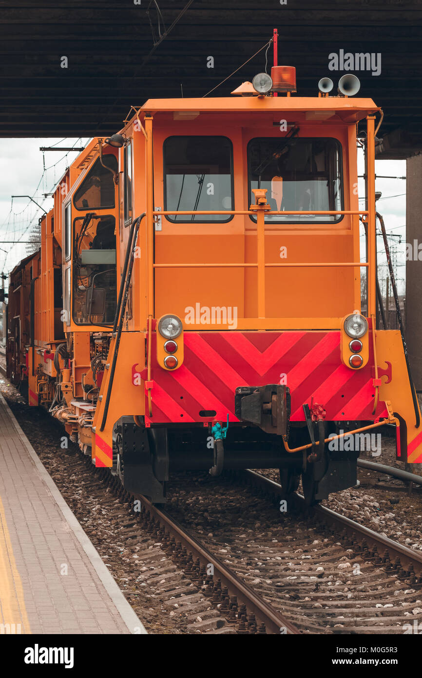 Ballast distributing and profiling machine hi-res stock photography and ...