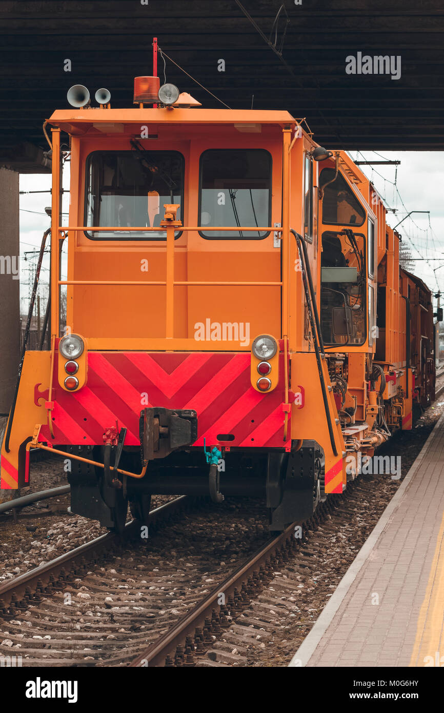 Ballast distributing and profiling machine hi-res stock photography and ...