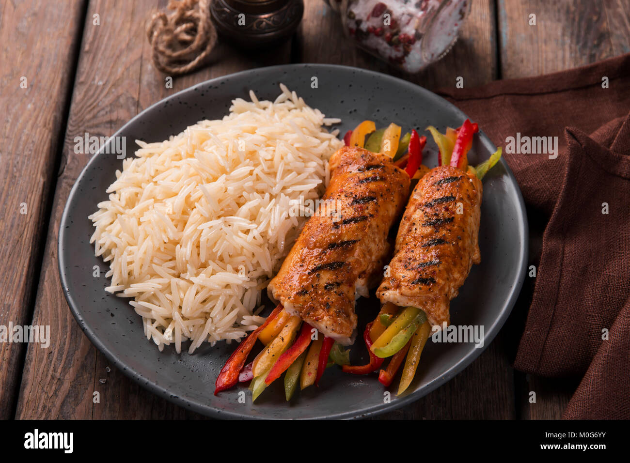 Chicken rolls hi-res stock photography and images - Alamy