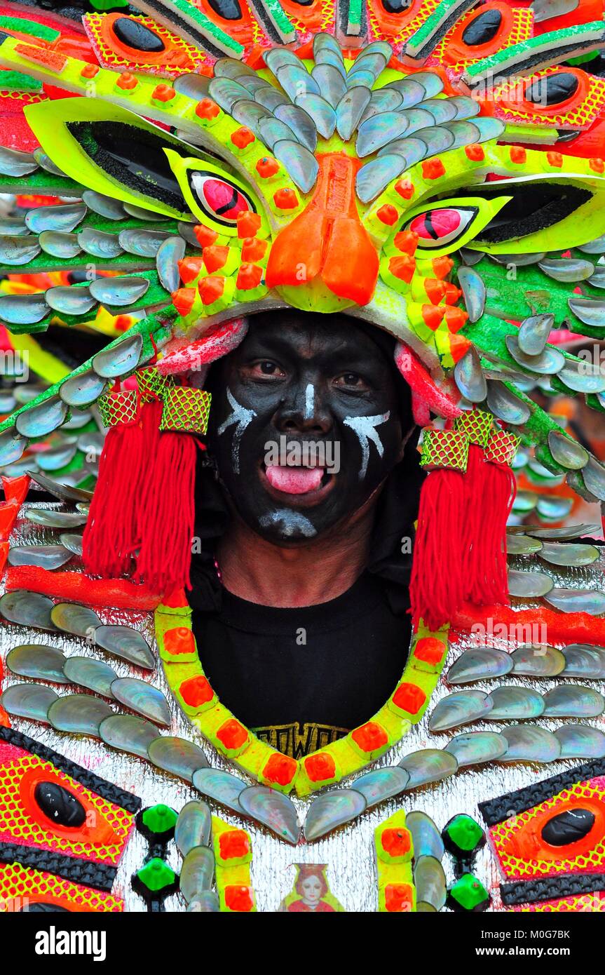 Kalibo, Philippines. 20th Jan, 2018. The name Ati-Atihan means "make ...