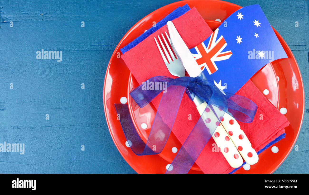 Australian theme party table hi-res stock photography and images - Alamy