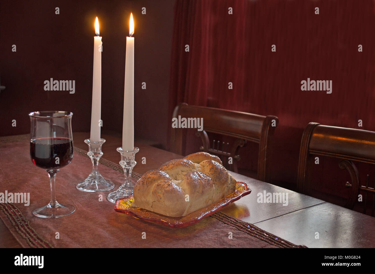 Shabbat Observance At Sundown Stock Photo - Alamy