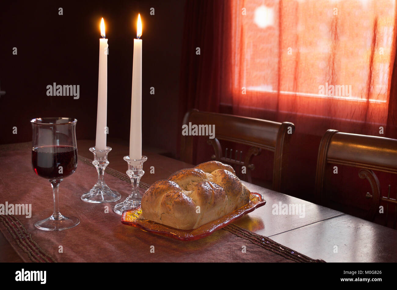 Shabbat Observance At Sundown Stock Photo - Alamy