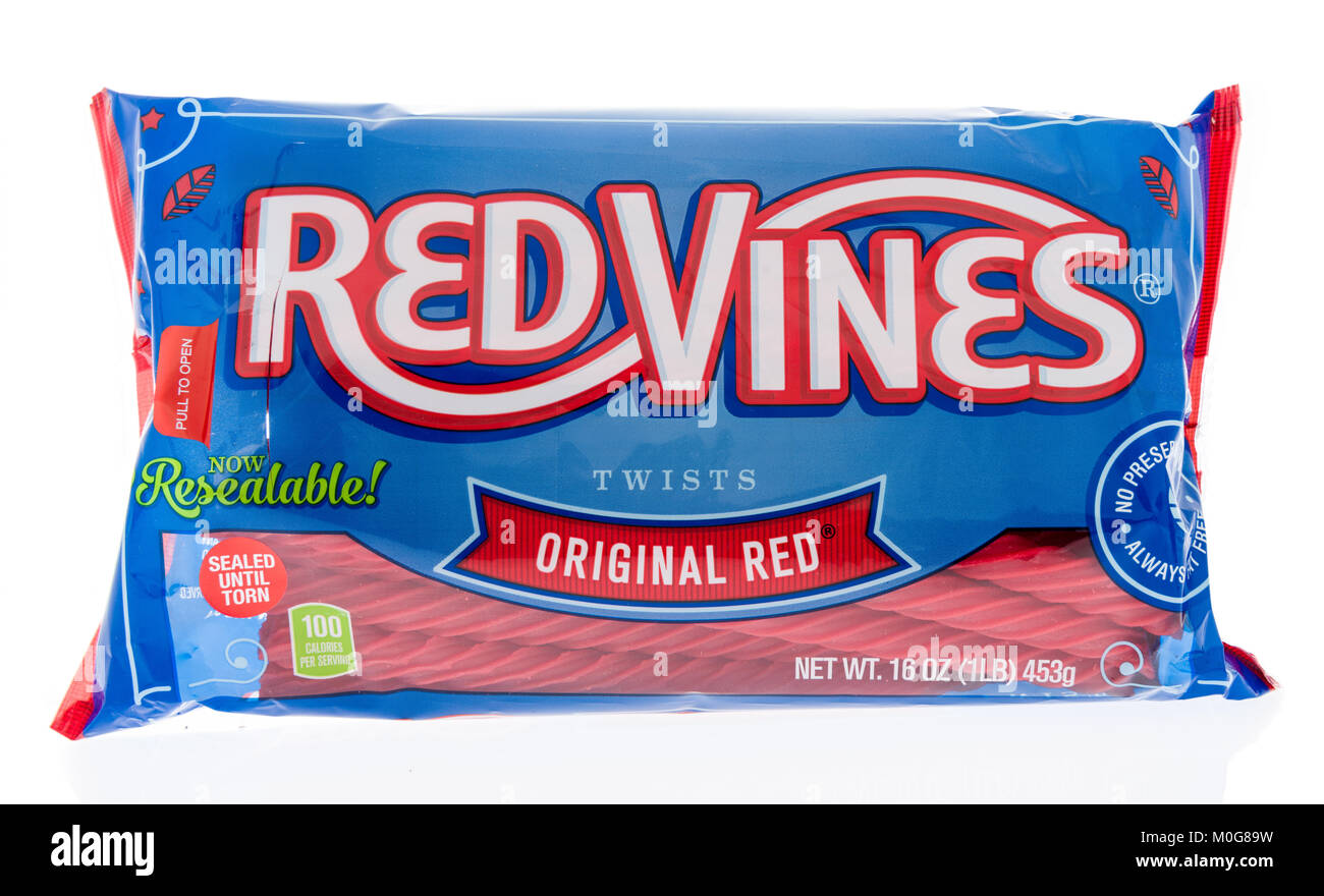 Red vines candy hi-res stock photography and images - Alamy