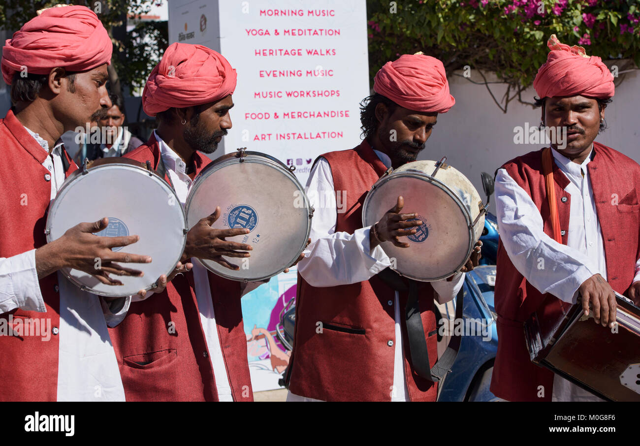 Traditional drummers, Pushkar, Rajasthan, India Stock Photo - Alamy