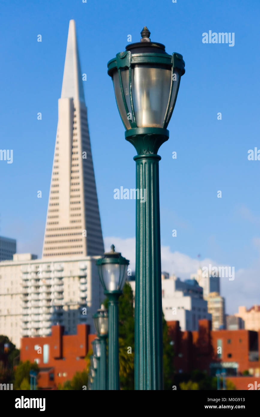Lamp post in San Francisco Stock Photo - Alamy