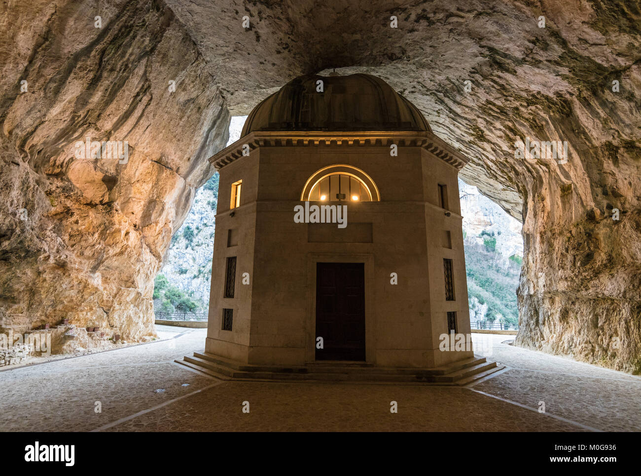 Temple of Valadier (Italy) - The awesome stone sanctuary in Genga ...
