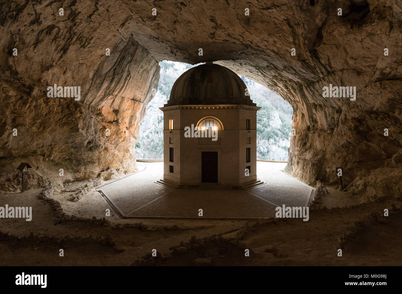 Temple of Valadier (Italy) - The awesome stone sanctuary in Genga ...