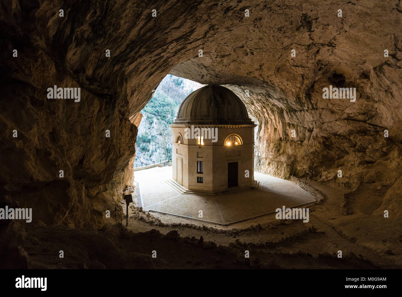 Temple of Valadier (Italy) - The awesome stone sanctuary in Genga ...