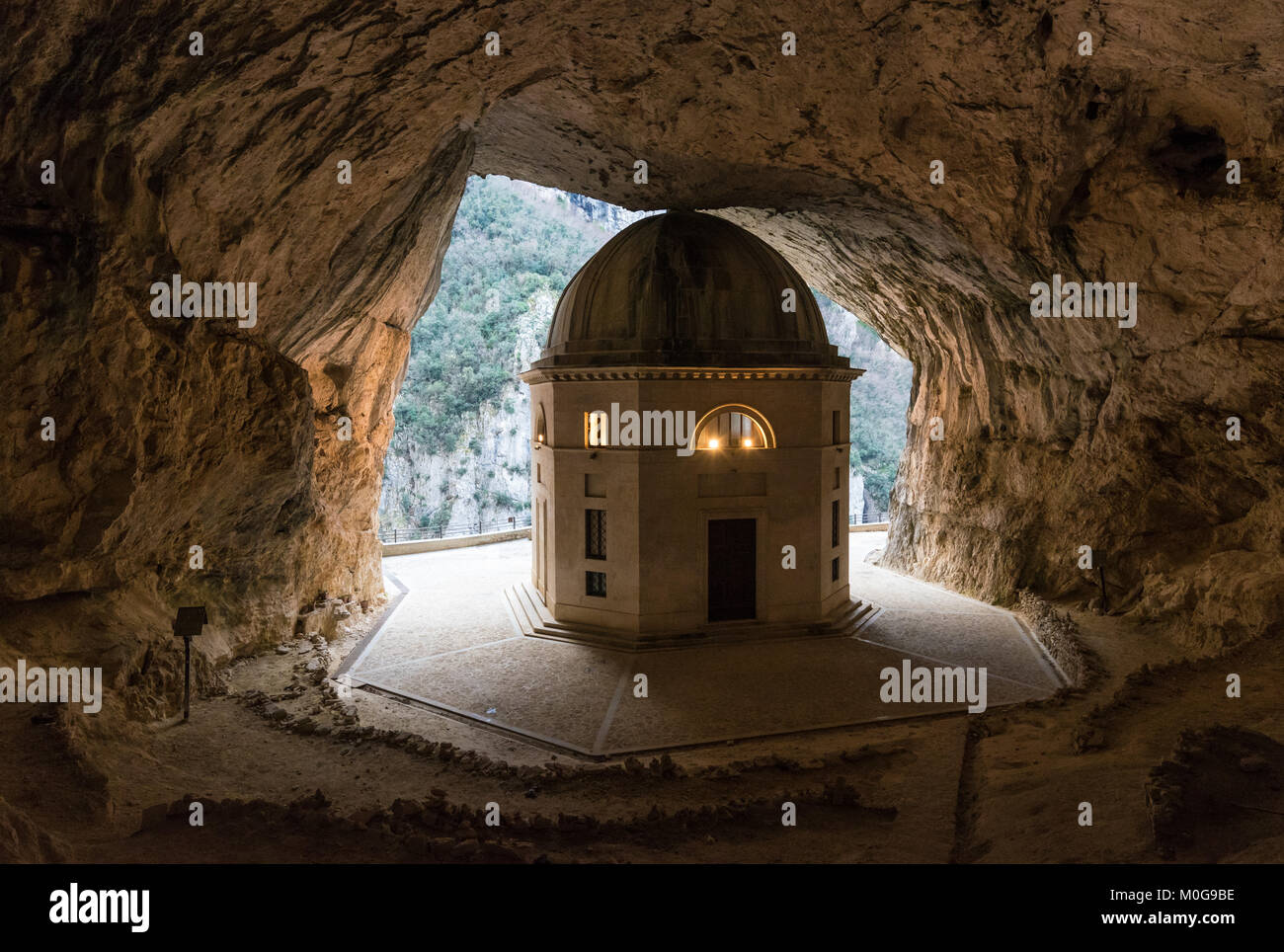 Temple of Valadier (Italy) - The awesome stone sanctuary in Genga ...
