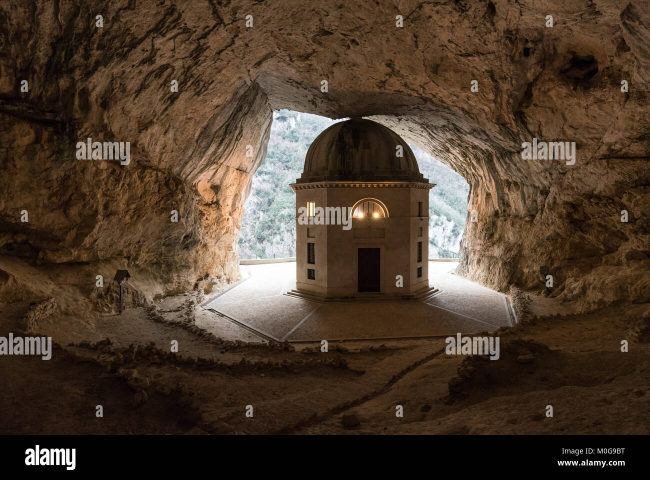 Temple of Valadier (Italy) - The awesome stone sanctuary in Genga ...