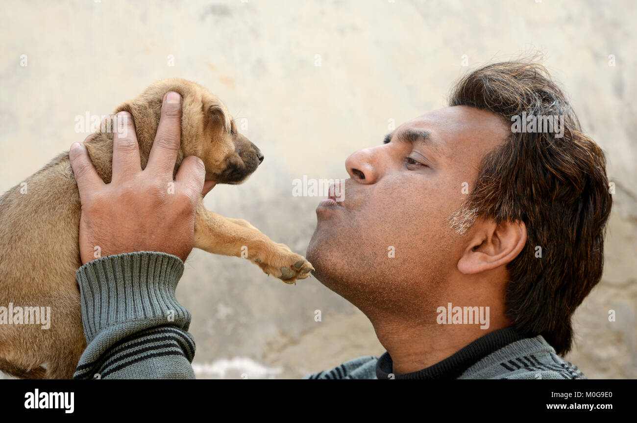 Bonding with puppies hi-res stock photography and images - Alamy