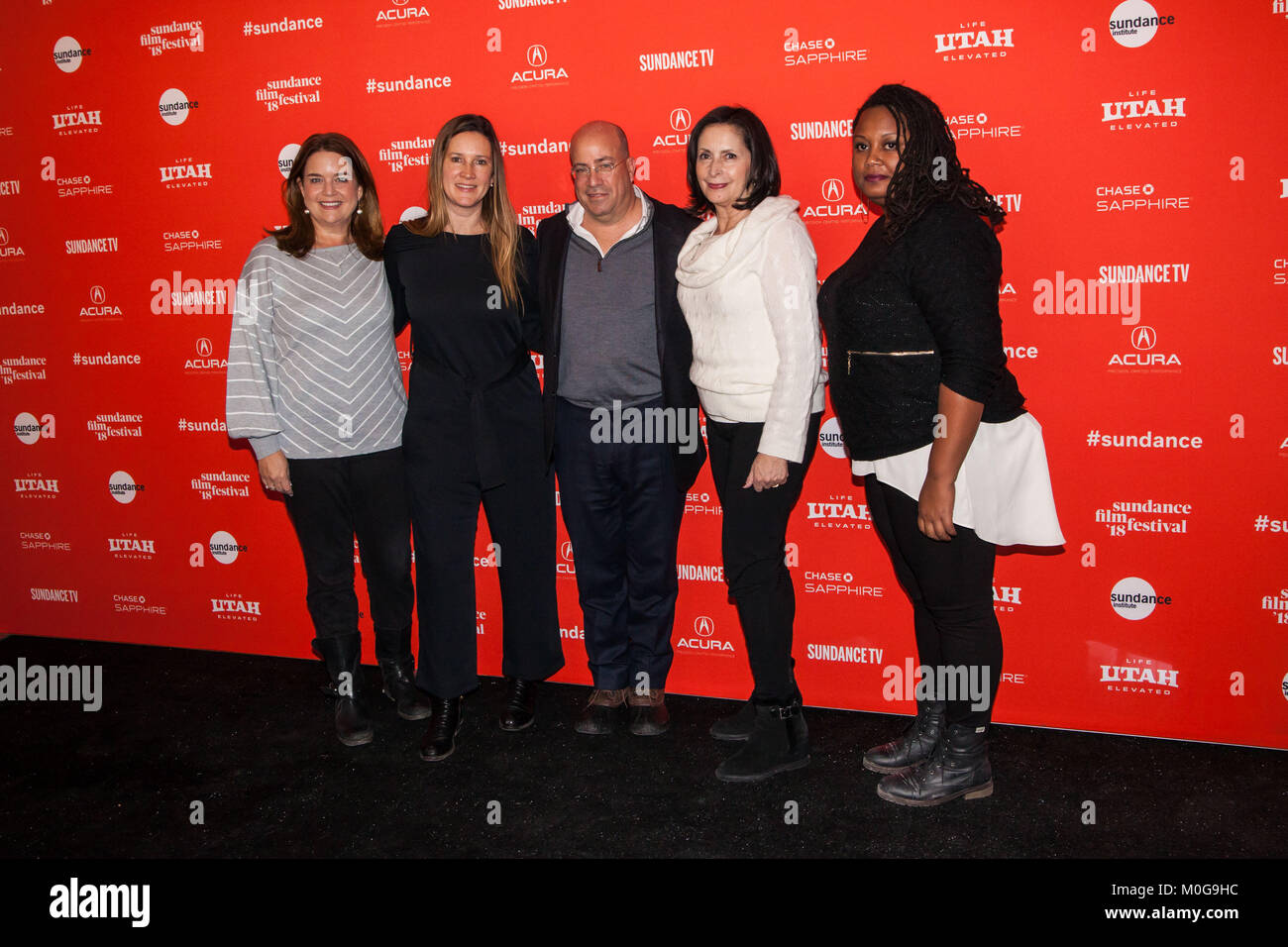 (L-R) Stacey Wolf, Courtney Sexton, Jeff Zucker, Amy Entelis, and ...