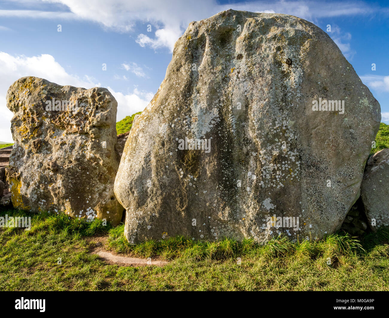 West Kennet Long Barrow is a Neolithic tomb or barrow, situated on a ...