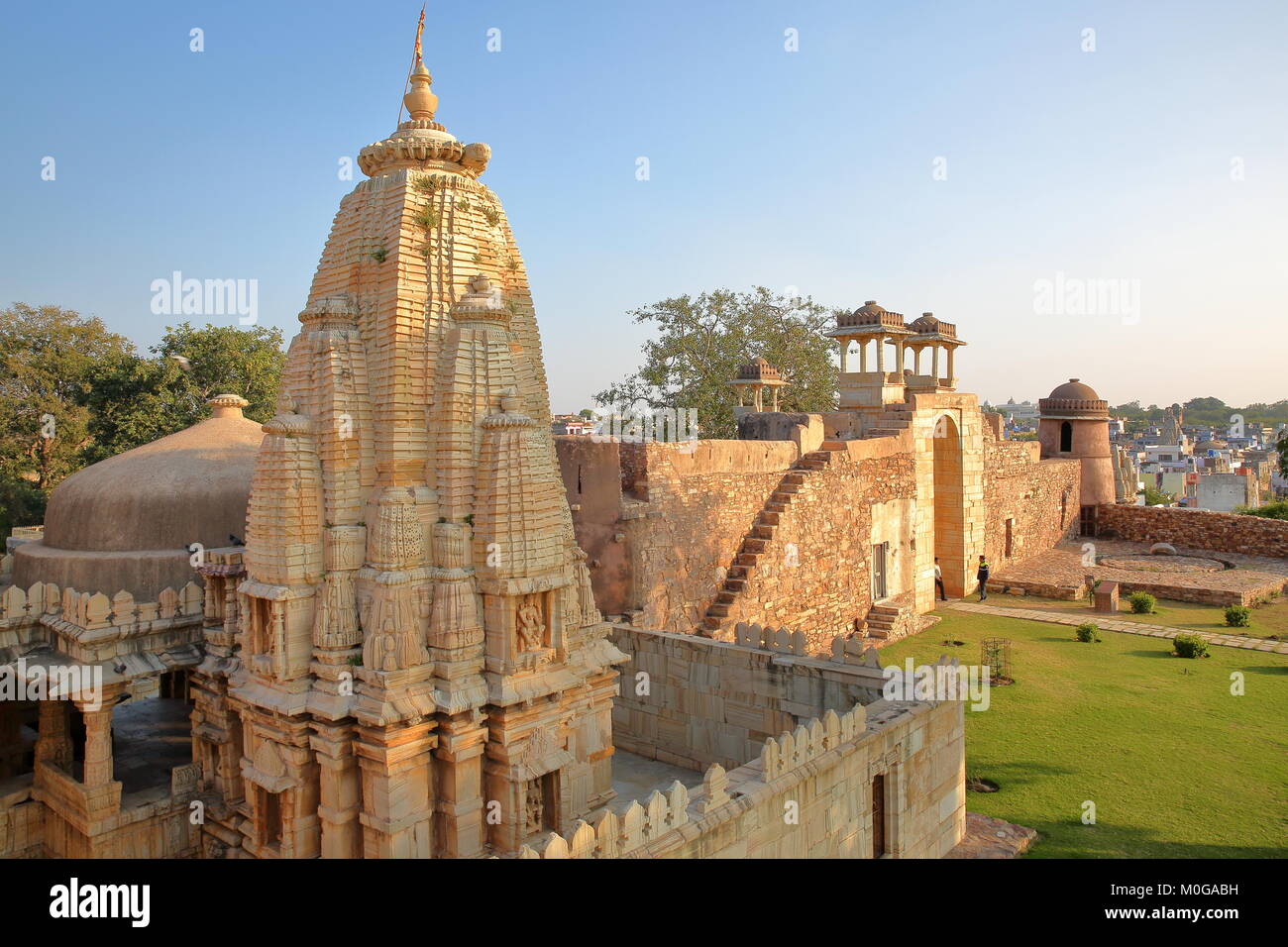 CHITTORGARH, RAJASTHAN, INDIA: Ratan Singh Palace, located inside the ...