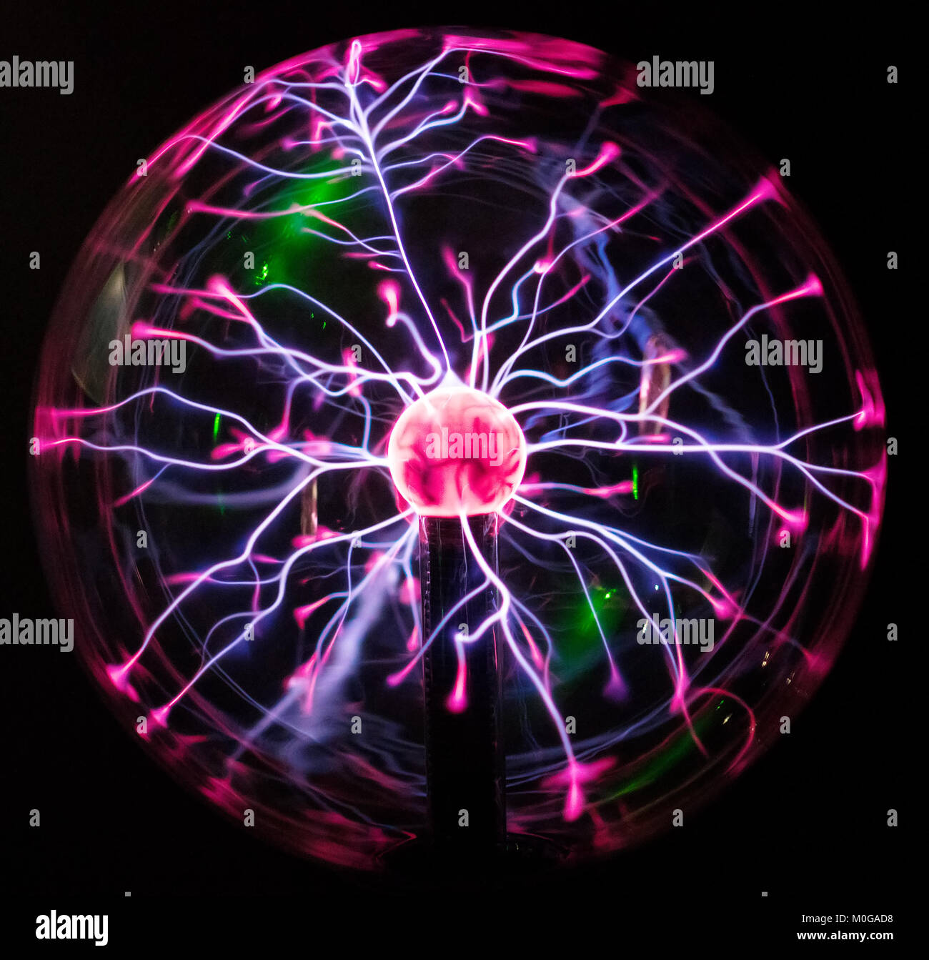 Plasma ball in action Stock Photo - Alamy