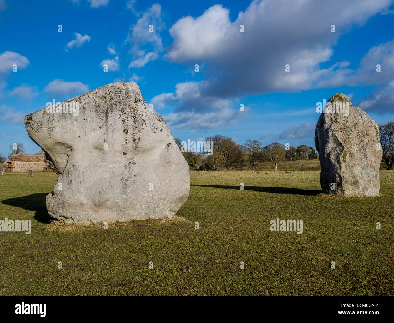 Avebury is a Neolithic henge monument containing three stone circles ...