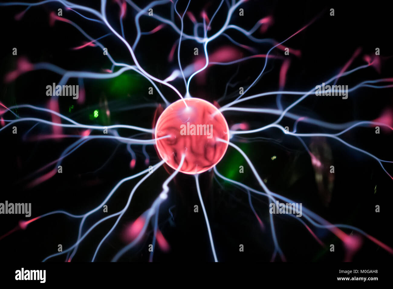 Plasma ball in action Stock Photo - Alamy