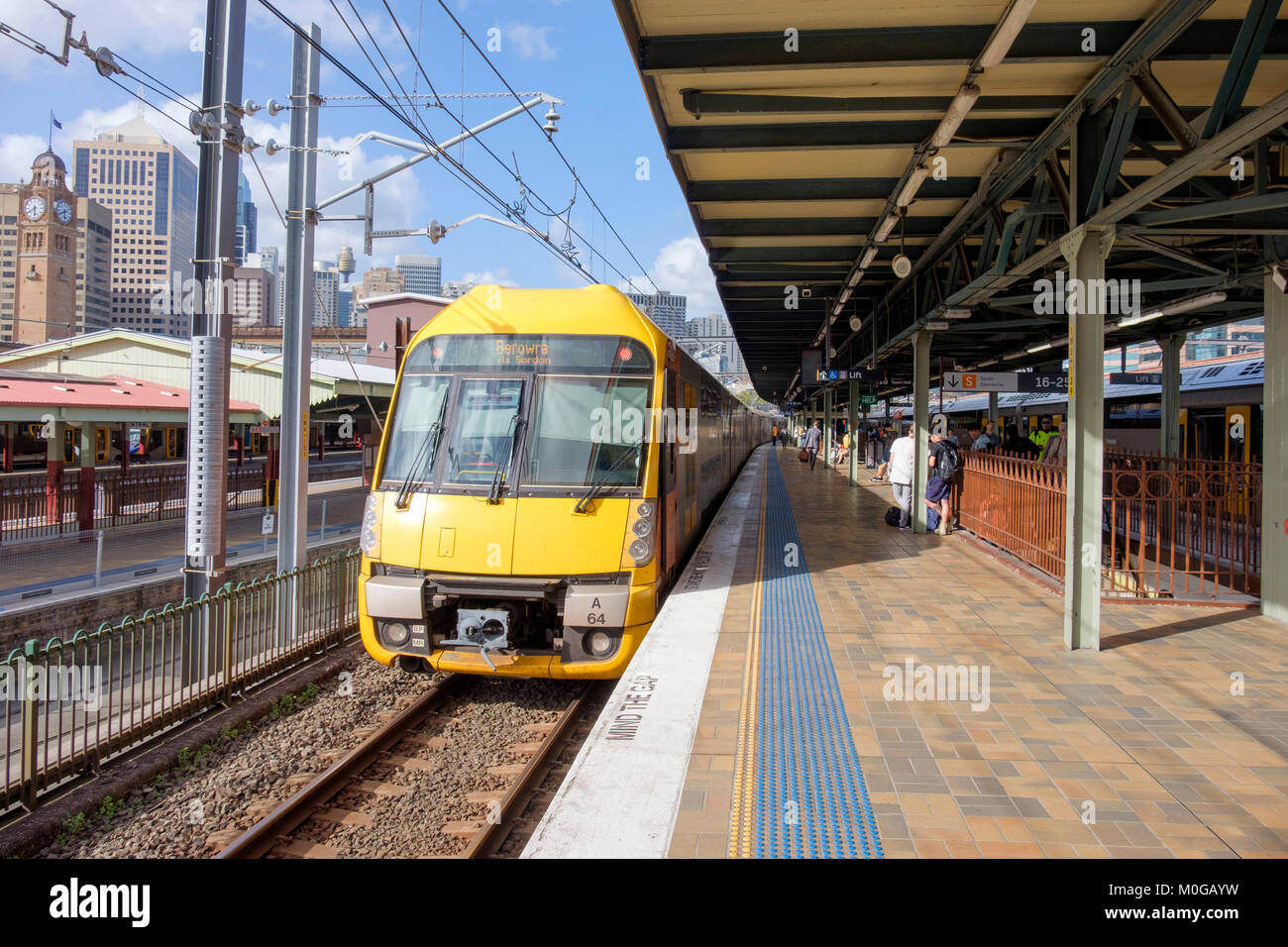 Warata Train at the Central Station in Sydney, New South Wales (NSW ...