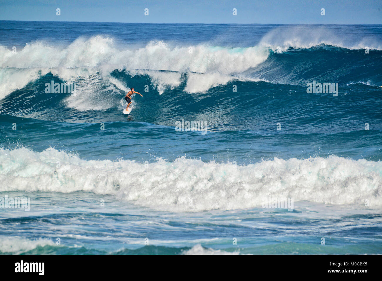 Extreme Surf and Windsurf Action Stock Photo - Alamy