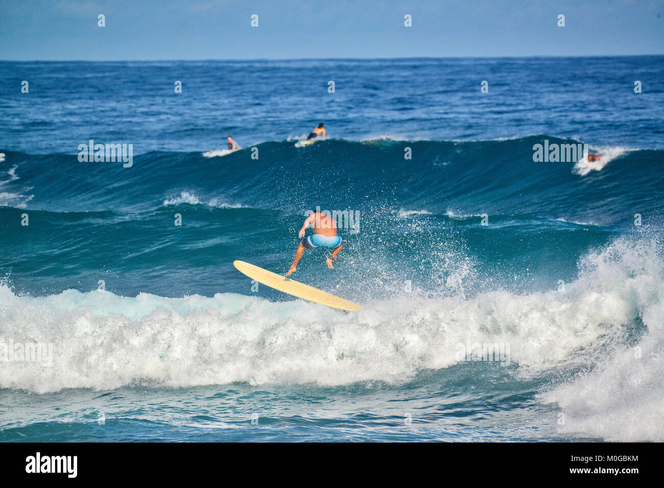 Extreme Surf and Windsurf Action Stock Photo - Alamy