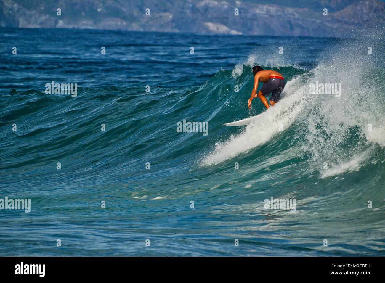 Extreme Surf and Windsurf Action Stock Photo - Alamy