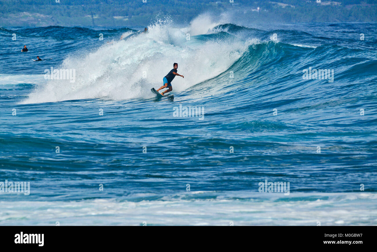 Extreme Surf and Windsurf Action Stock Photo - Alamy