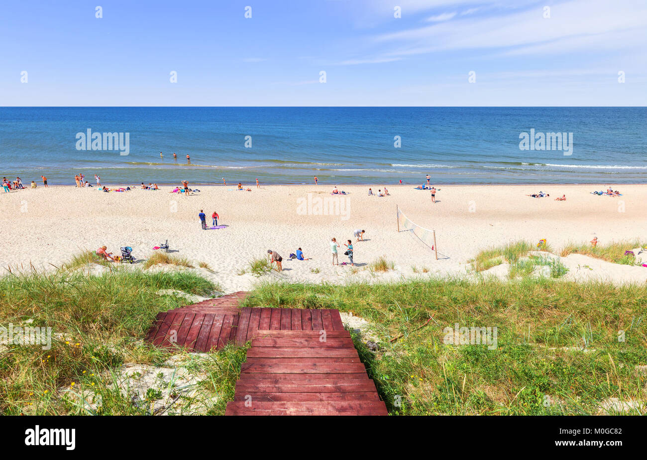 Beach on the Curonian Spit. Kaliningrad. Russia Stock Photo - Alamy