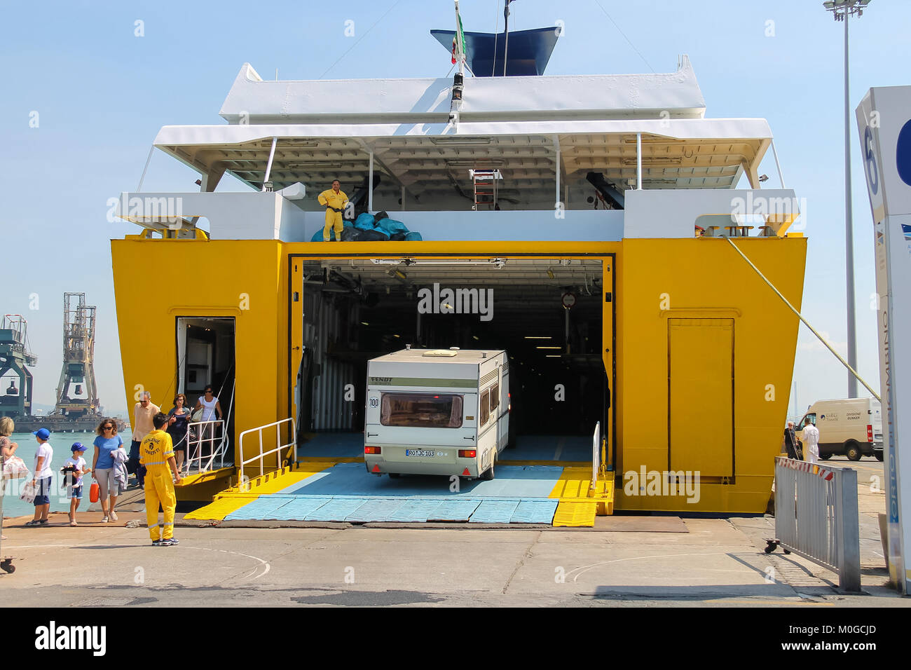 Unloading passengers hi-res stock photography and images - Alamy