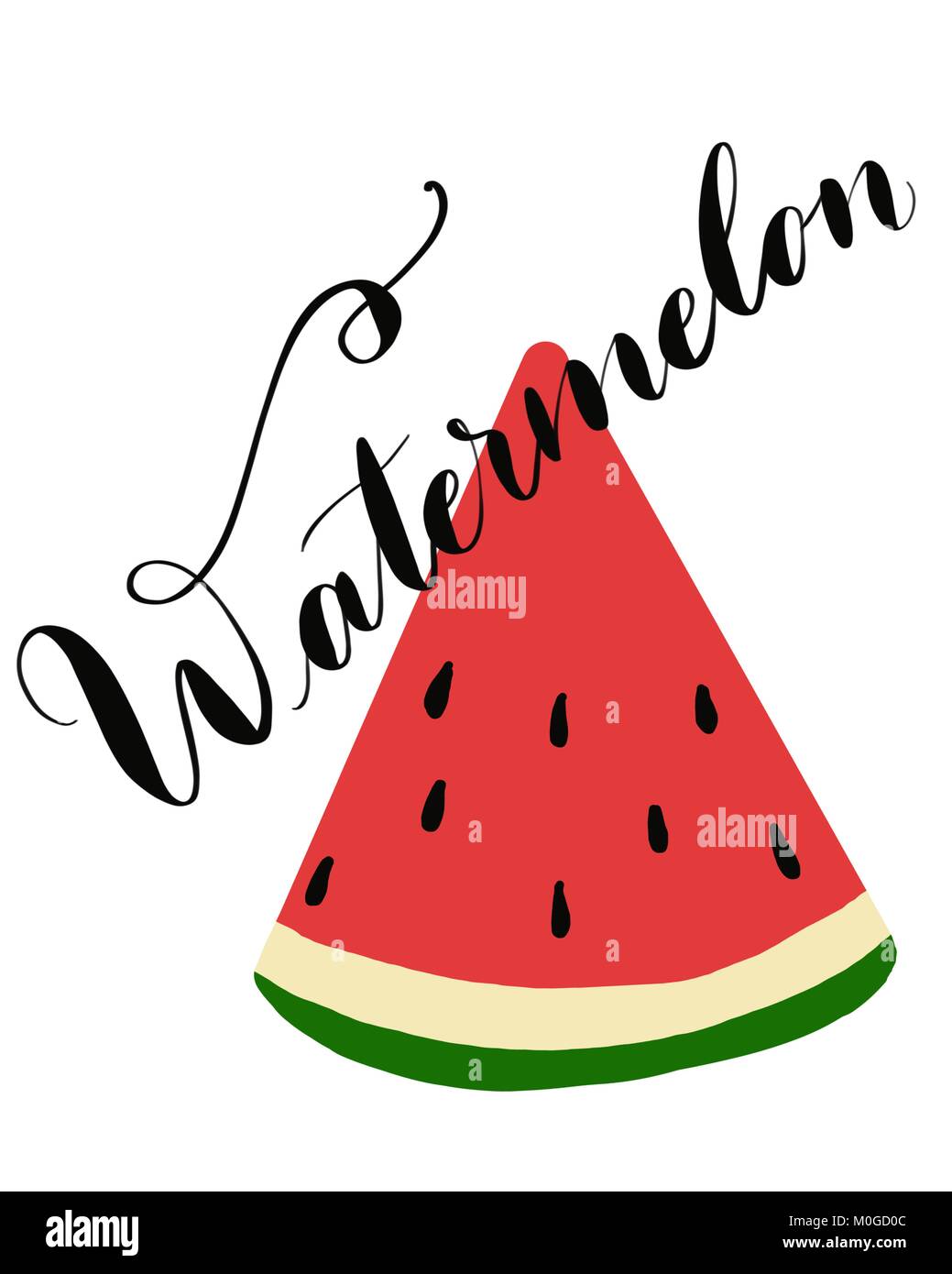 fruit illustration for menu and card Stock Photo - Alamy