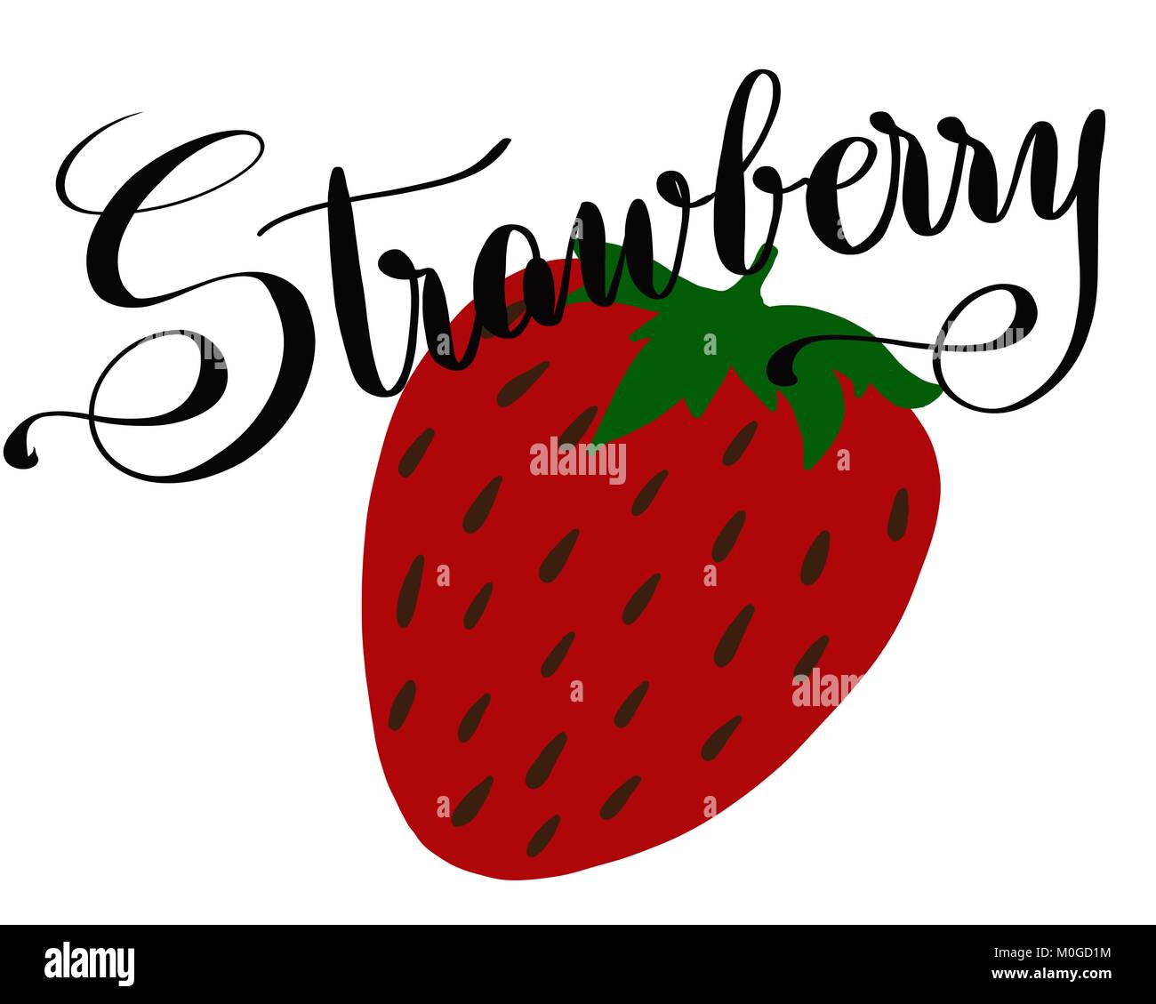 fruit illustration for menu and card Stock Photo - Alamy