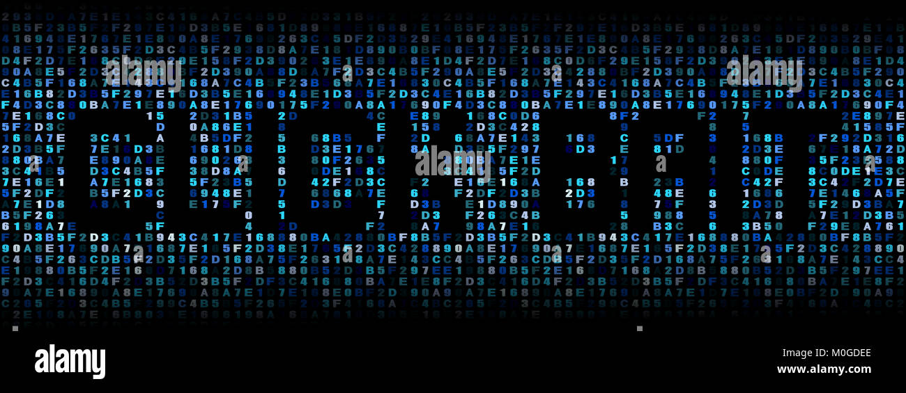 Click bait text on hex code illustration Stock Photo - Alamy