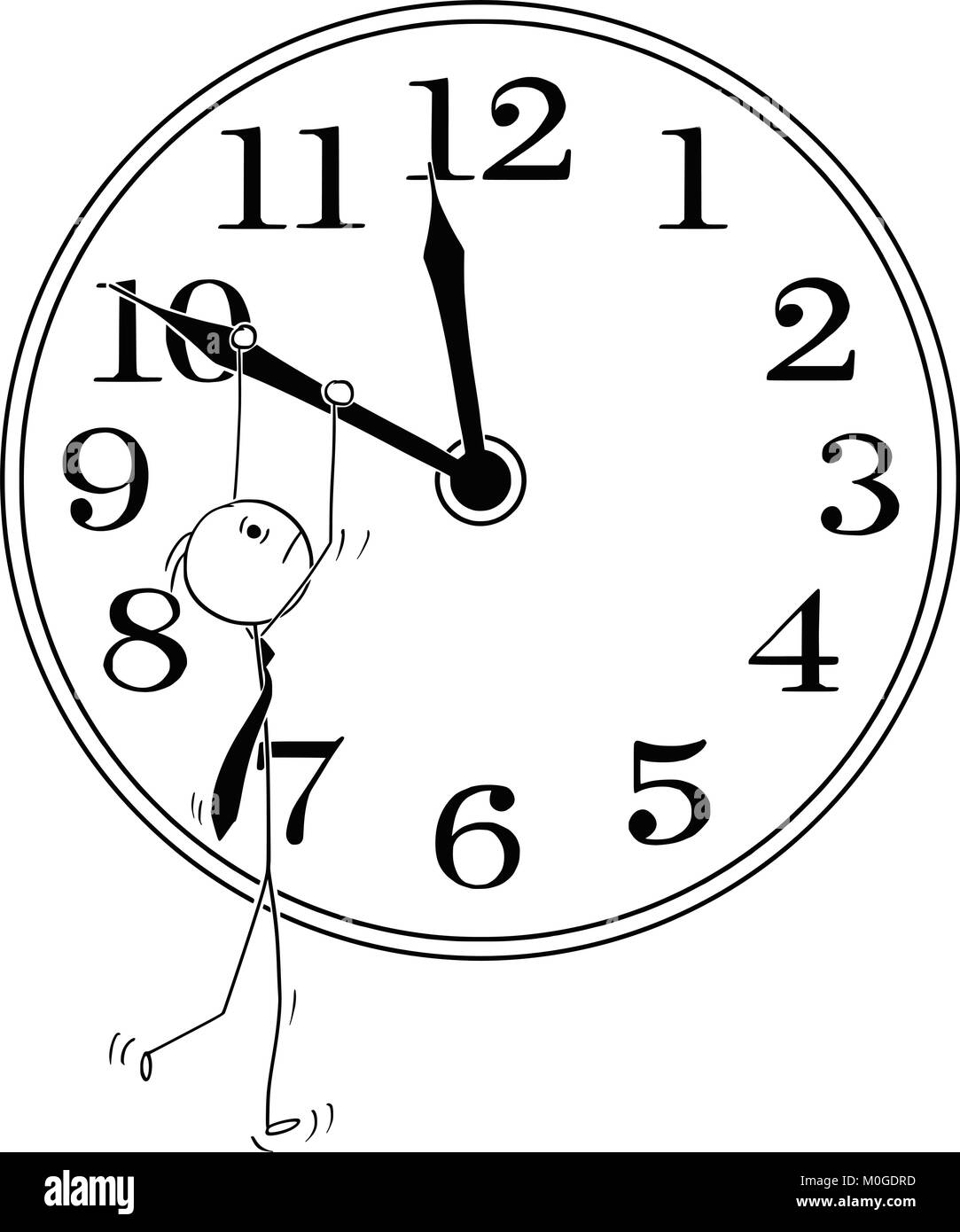 Time management cartoon hi-res stock photography and images - Alamy