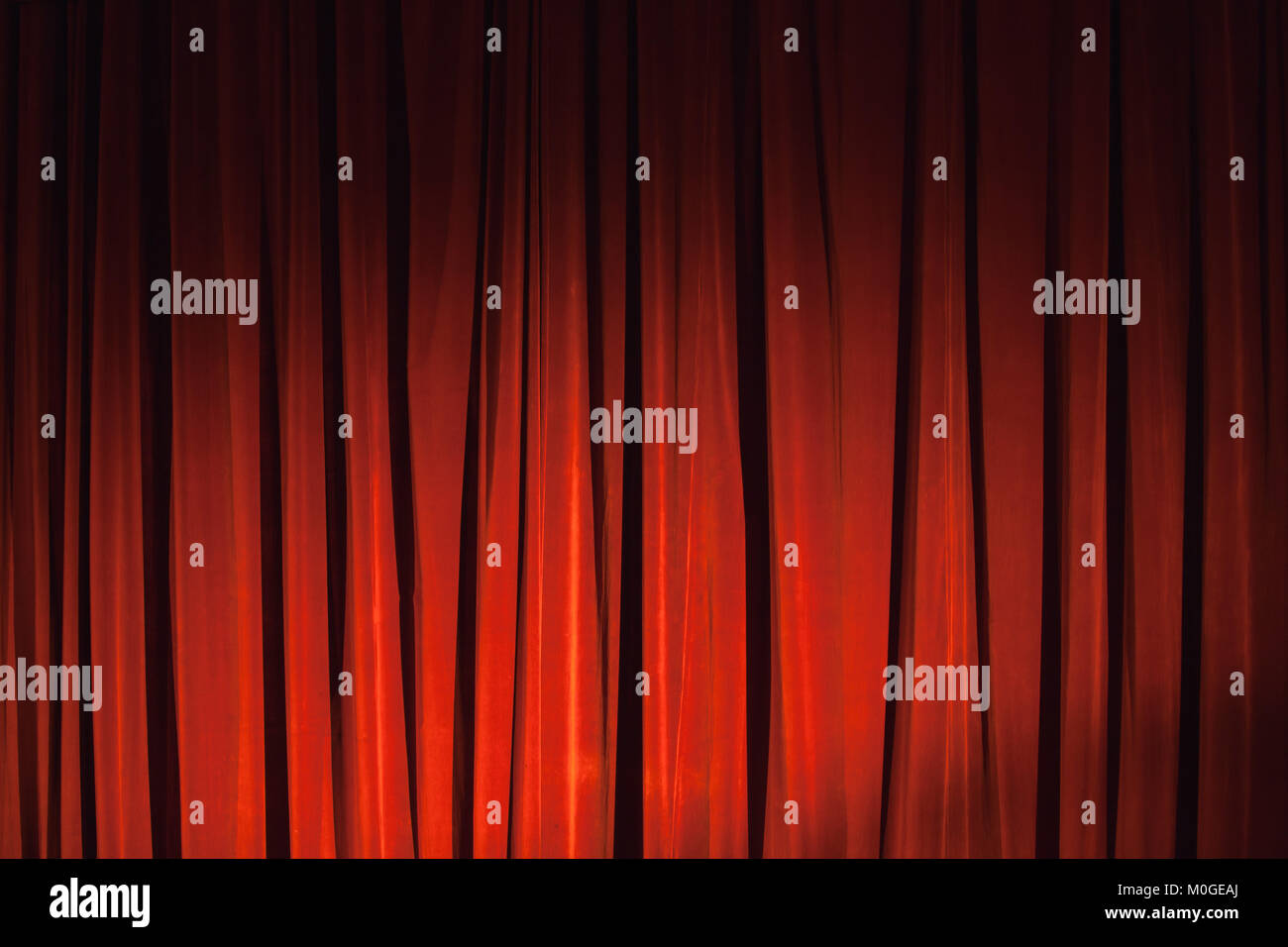 Spotlight stage red curtain hi-res stock photography and images - Alamy