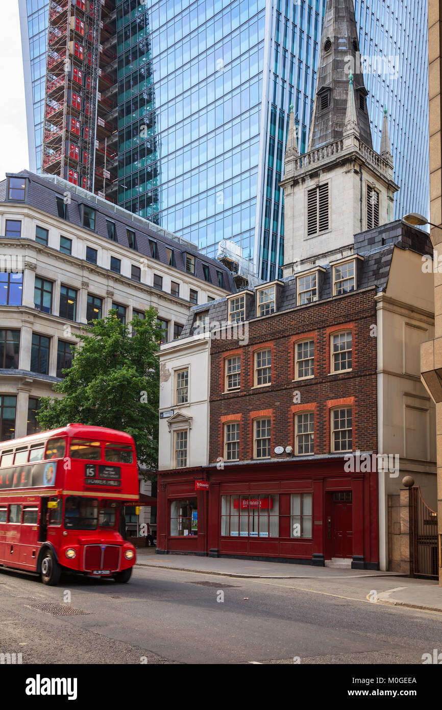 Vintage london double decker bus hi-res stock photography and images ...